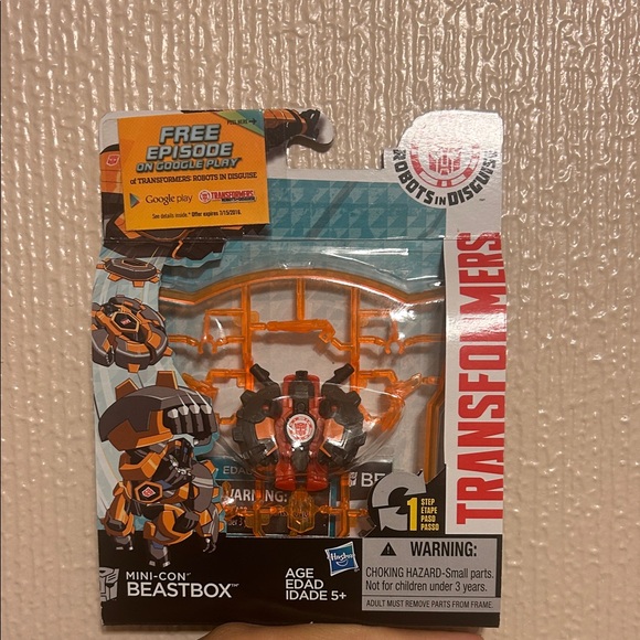 Hasbro | Toys | Hasbro Transformers Minicon Beastbox Orange And Red ...
